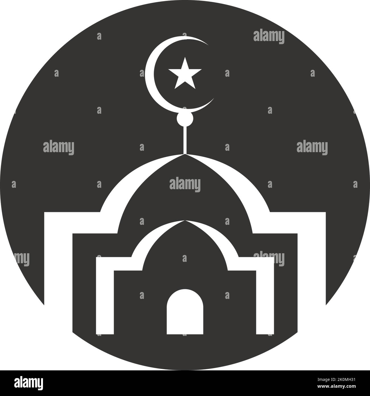 mosque logo and symbol vector icon template Stock Vector Image & Art ...