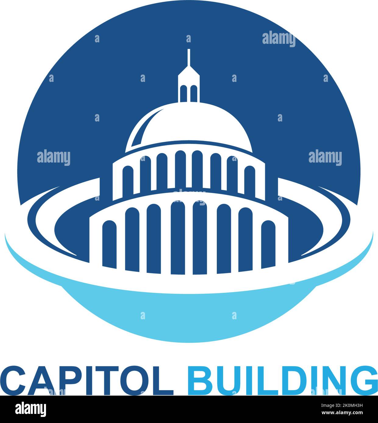 capitol building logo design vector icon Stock Vector Image & Art - Alamy