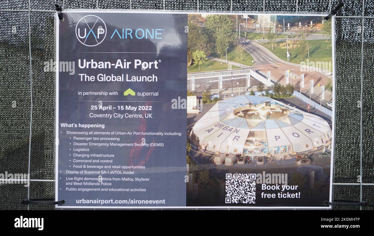 Urban-Air Port - The Global Launch, Coventry UK Stock Photo - Alamy