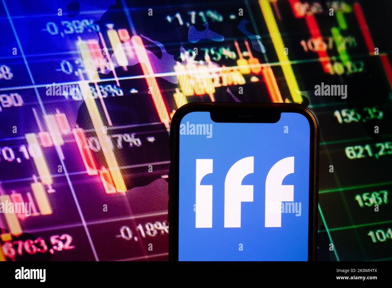 KONSKIE, POLAND - September 10, 2022: Smartphone displaying logo of ...