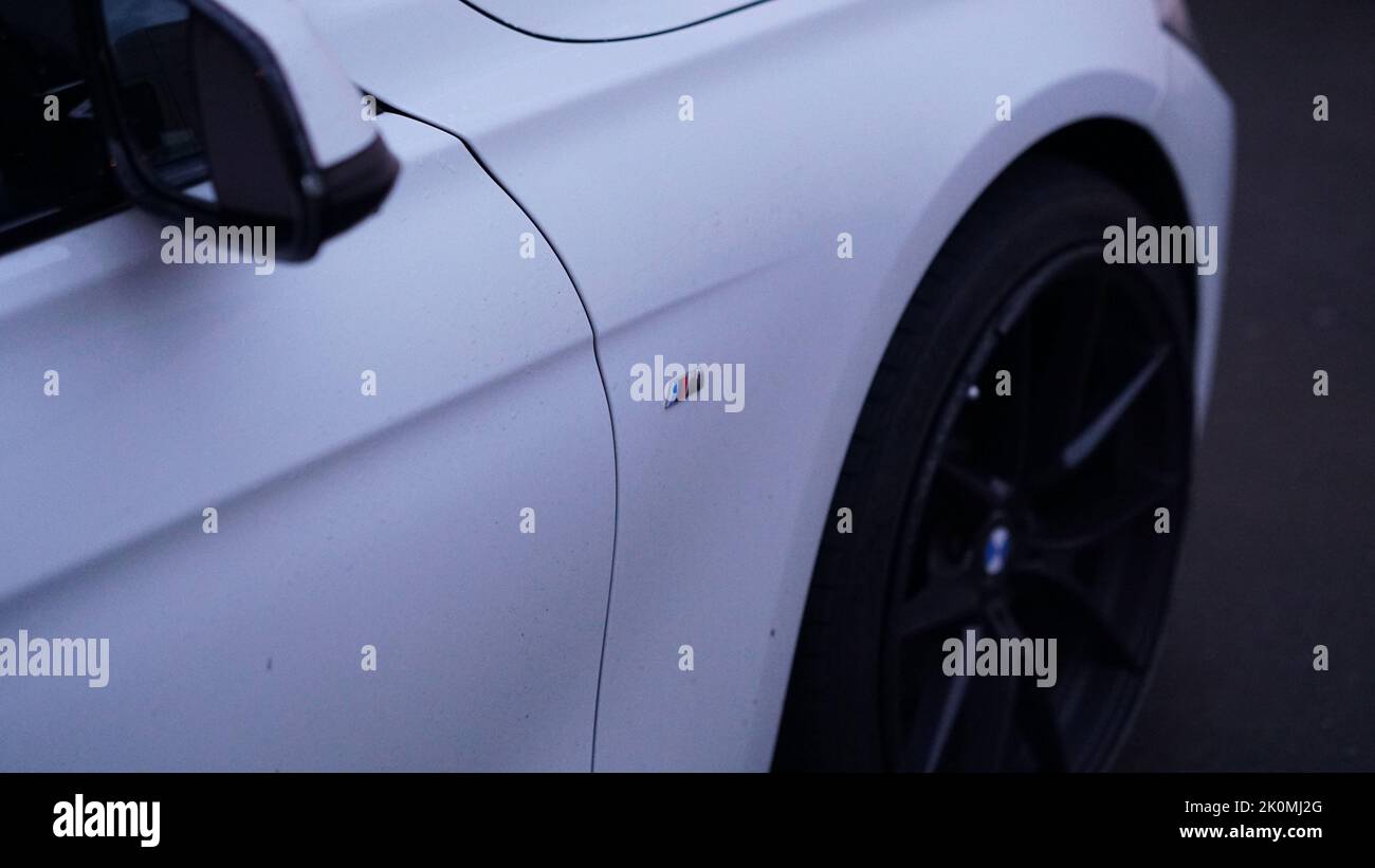 BMW 3 Series F30 M Performance Stock Photo - Alamy