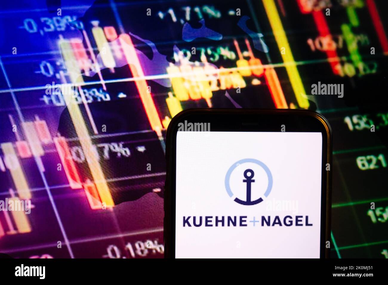 KONSKIE, POLAND - September 10, 2022: Smartphone displaying logo of ...