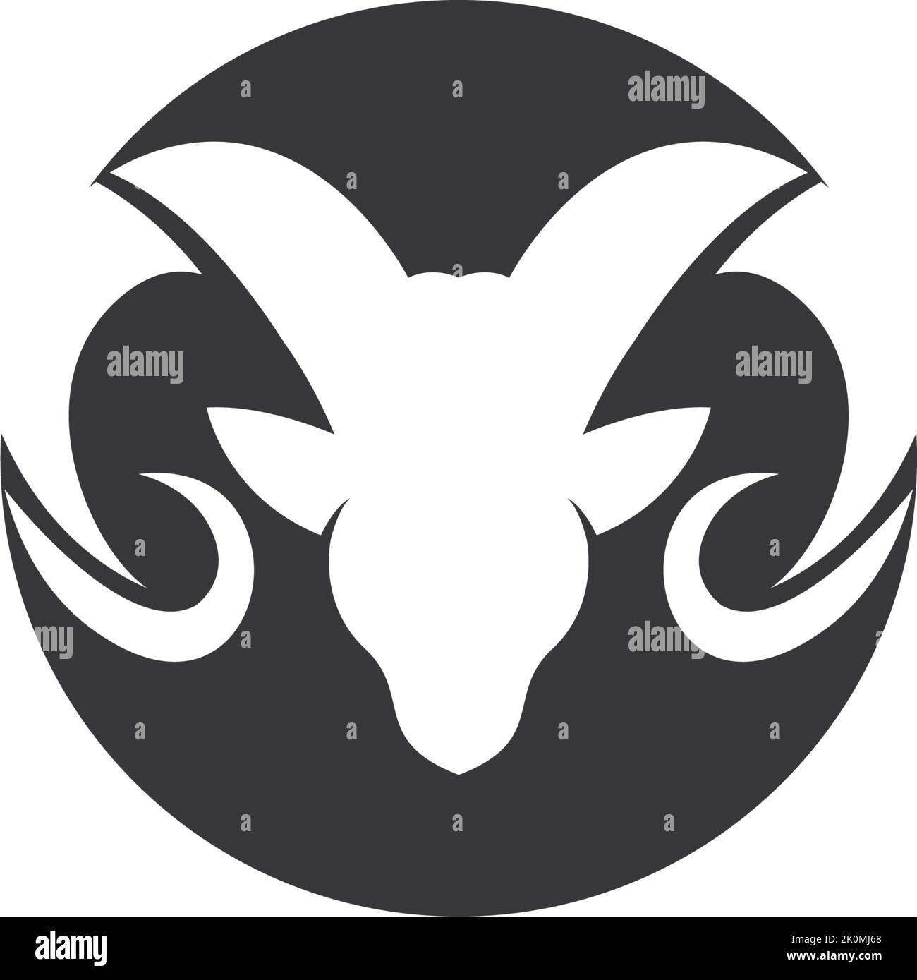 Ram Horns Vector logo Icons Template Stock Vector Image & Art - Alamy
