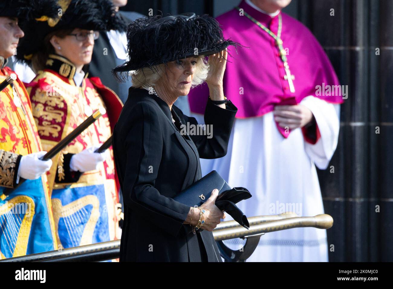 Queen elizabeth hearse hi-res stock photography and images - Alamy