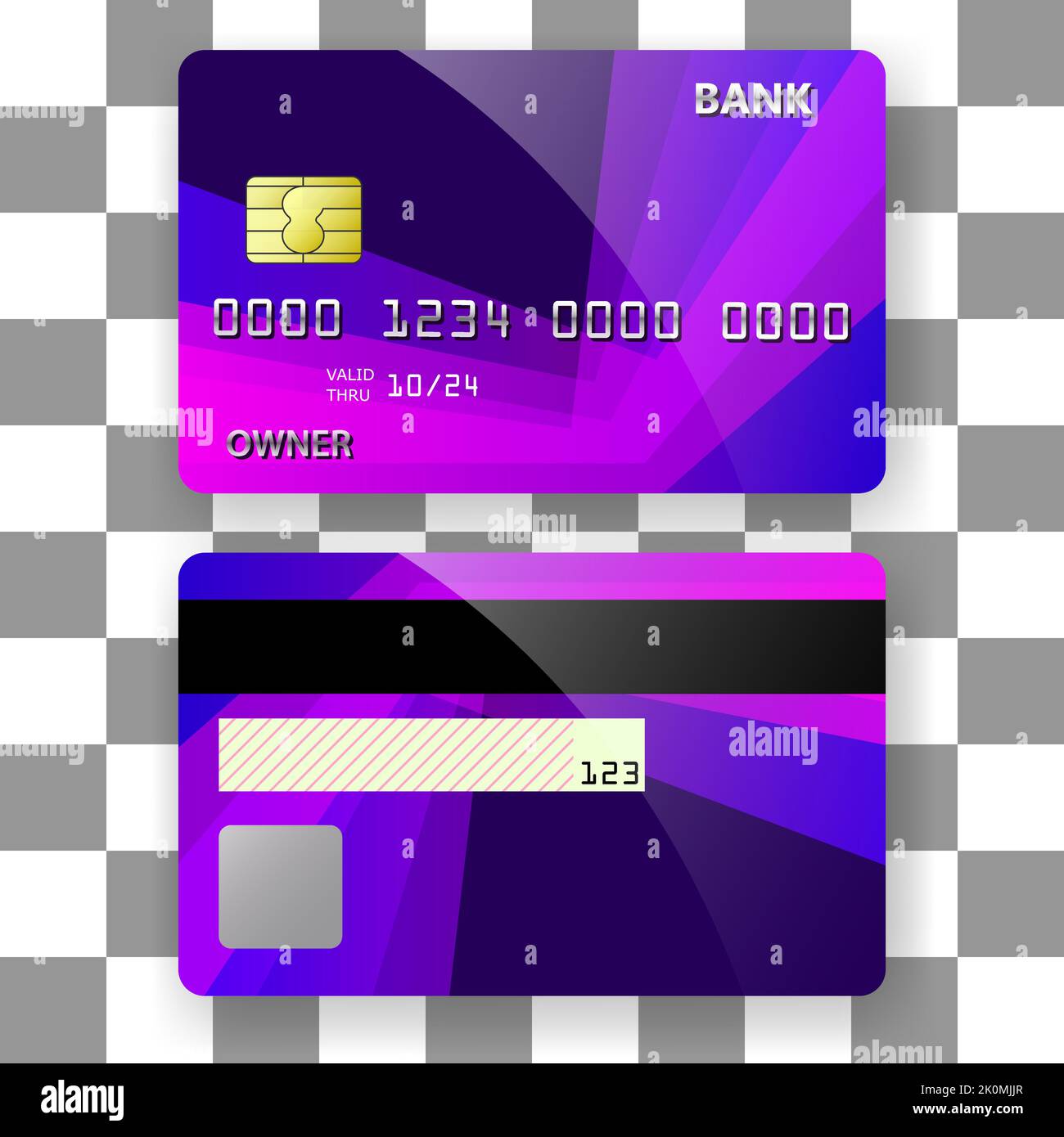 banking card template background pink stripe elegant design art ...