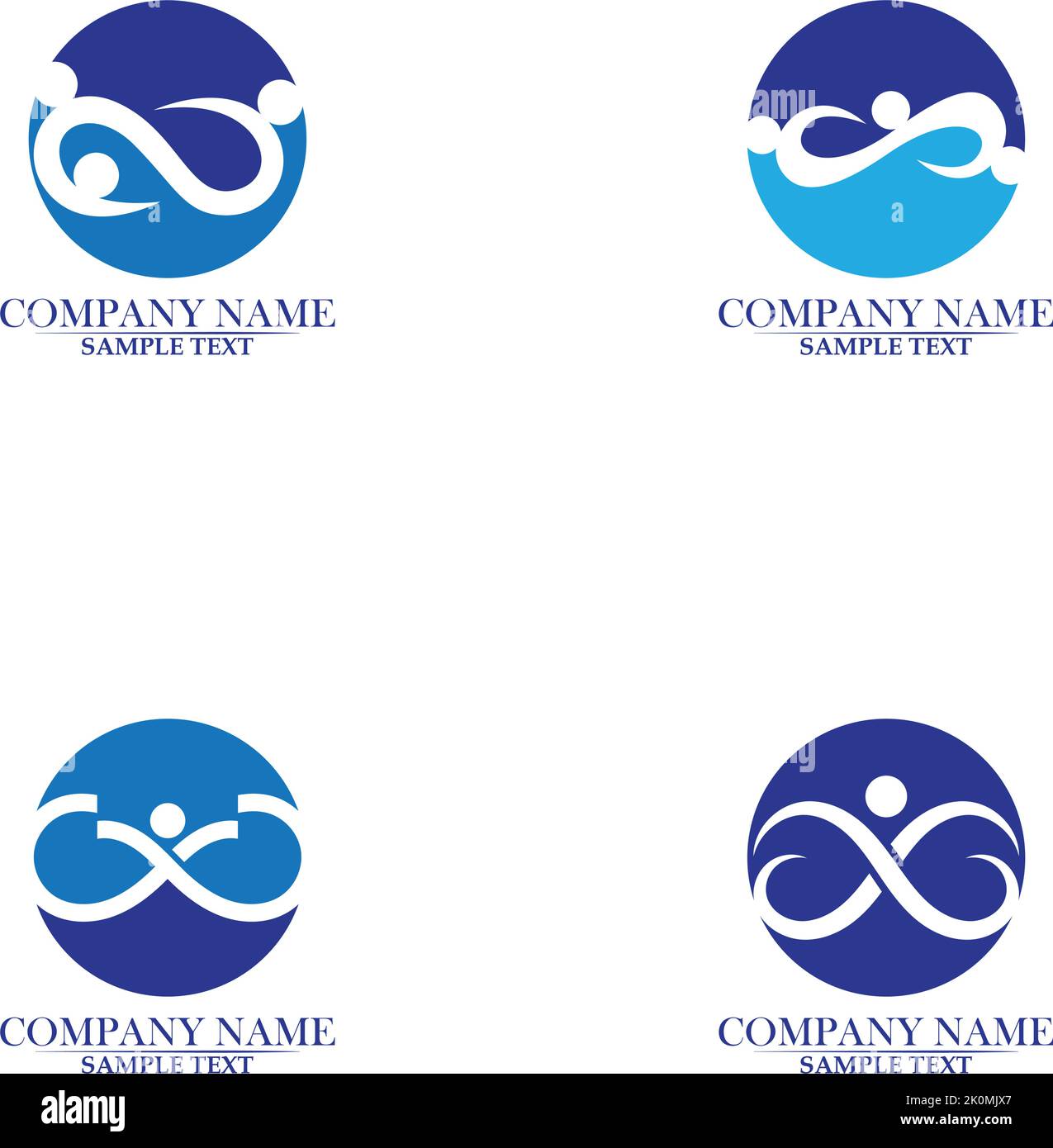 Infinity people Adoption and community care Logo template vector Stock ...