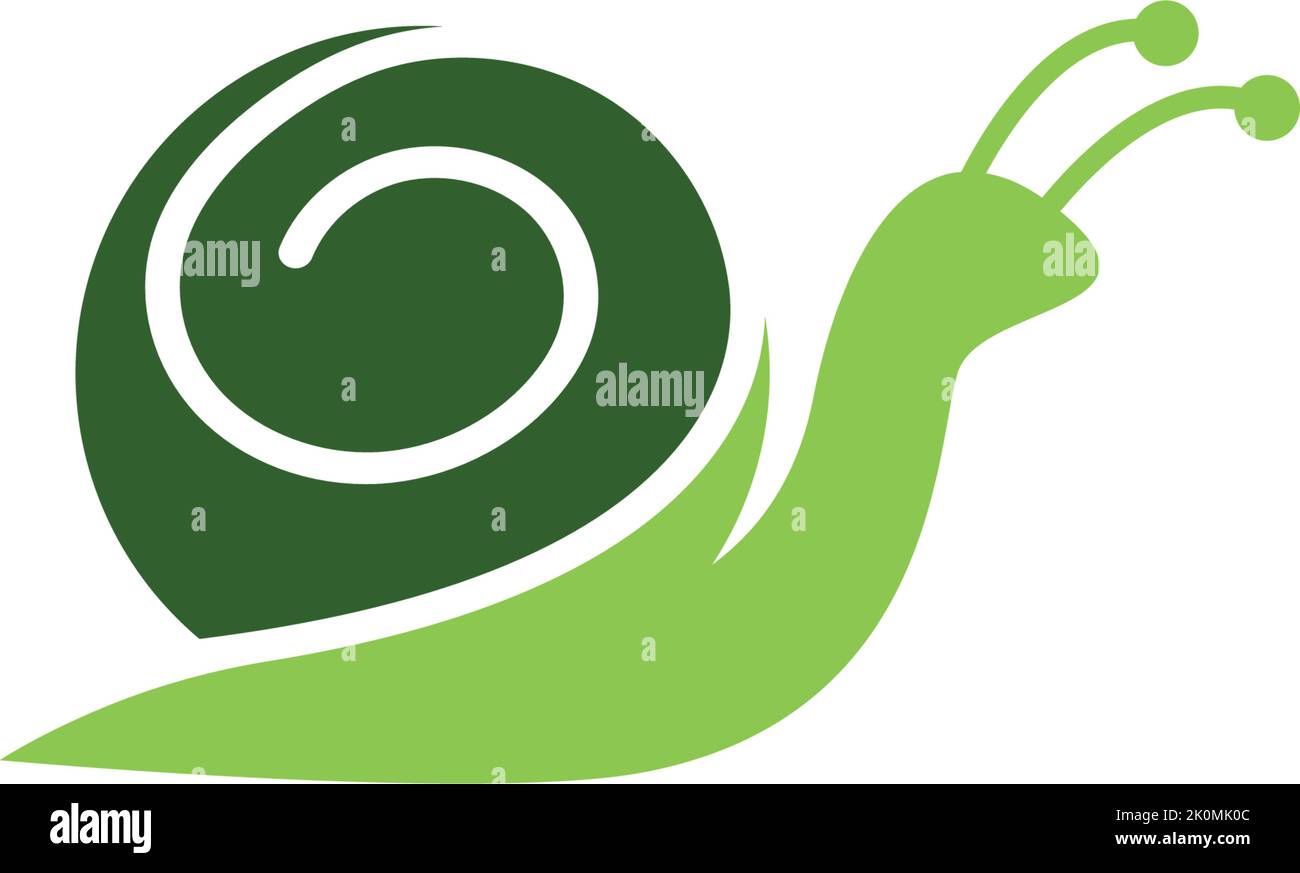 snail logo template vector icon illustration design Stock Vector Image ...