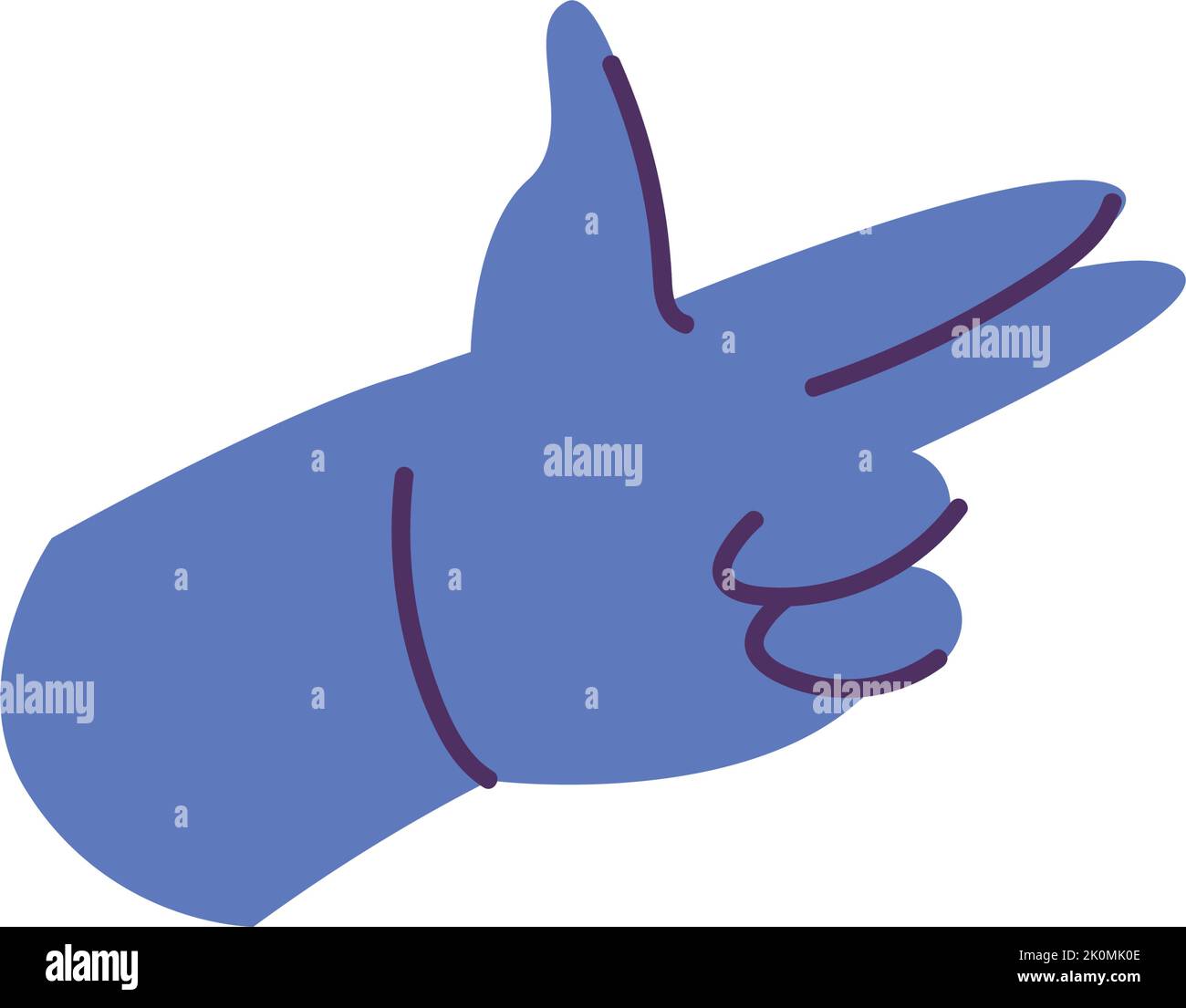 flat hand pointing Stock Vector Image & Art - Alamy