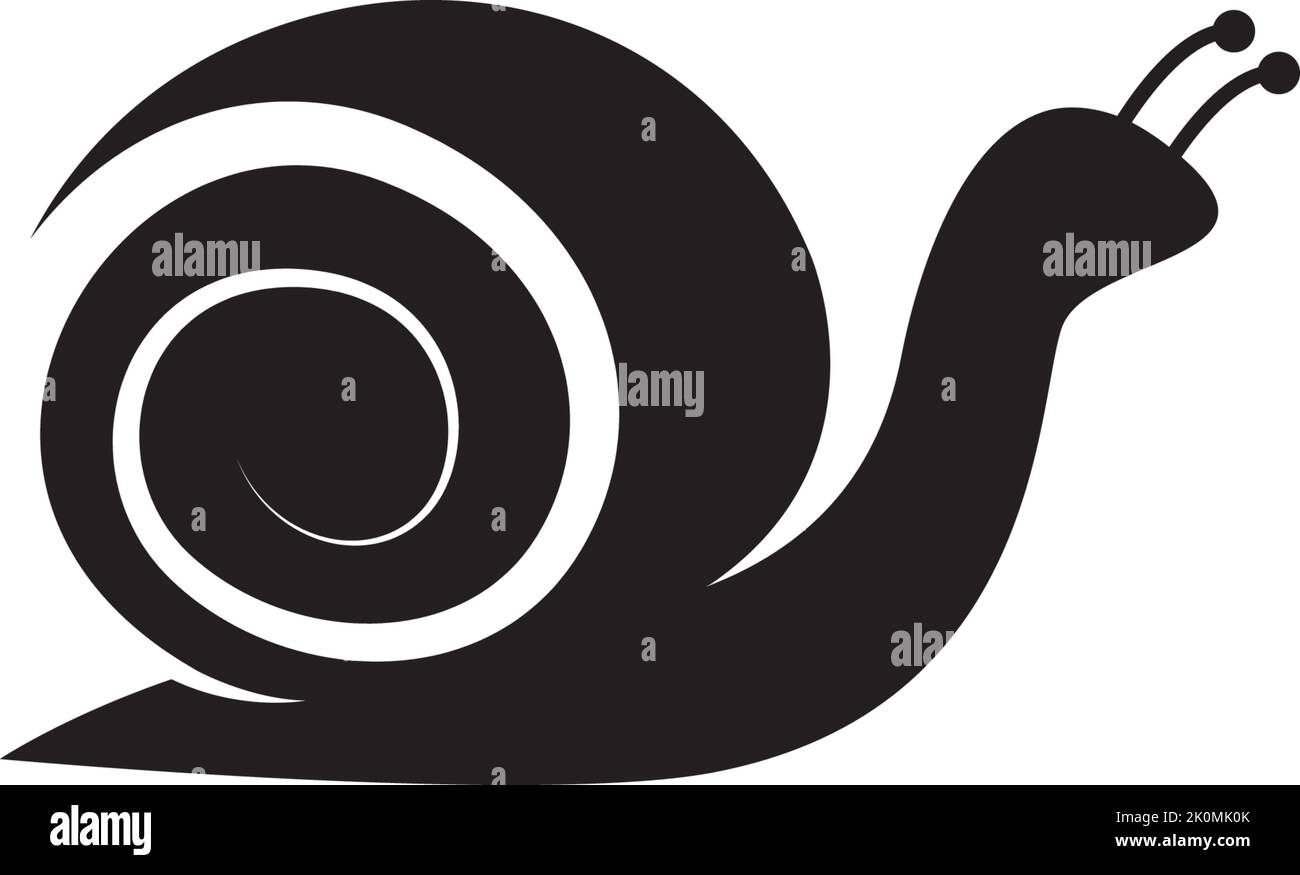 snail logo template vector icon illustration design Stock Vector Image ...