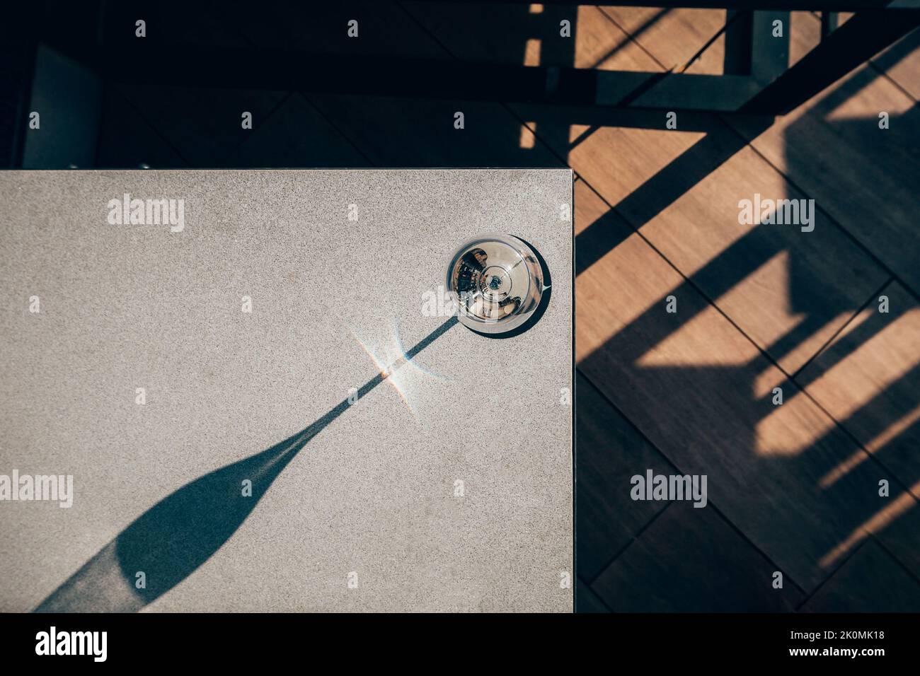 A top view of shadow on a table Stock Photo - Alamy