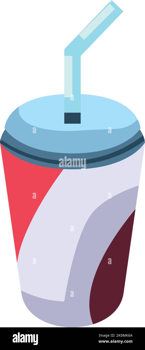 flat bright shake cup Stock Vector Image & Art - Alamy