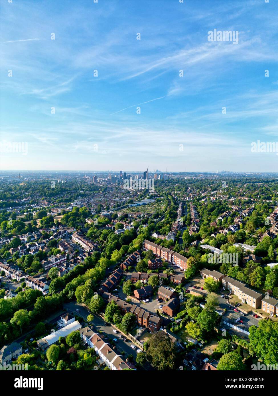 A vertical bird's-eye view of a cityscape Stock Photo - Alamy