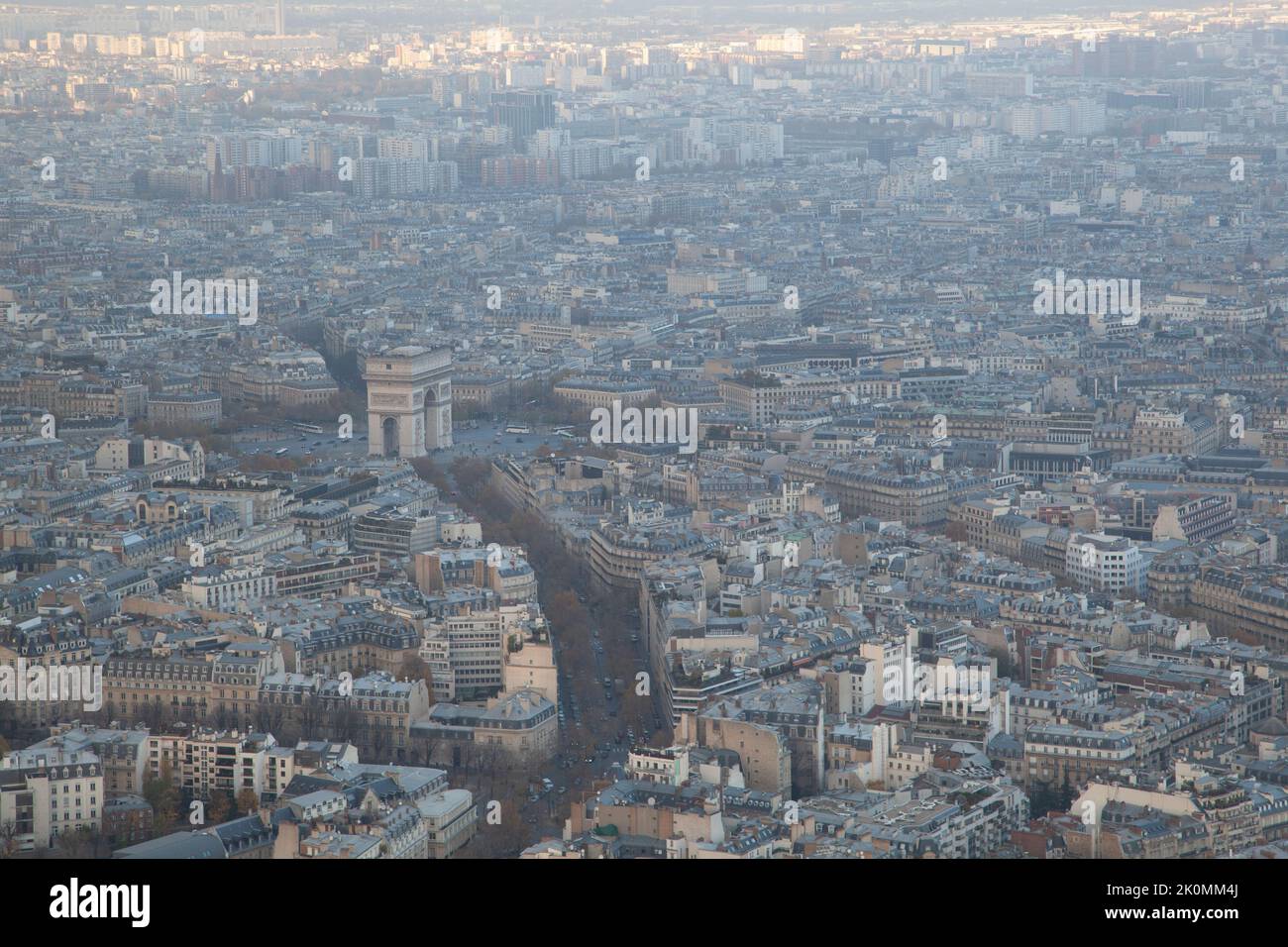 Paris birds eye view hi-res stock photography and images - Alamy