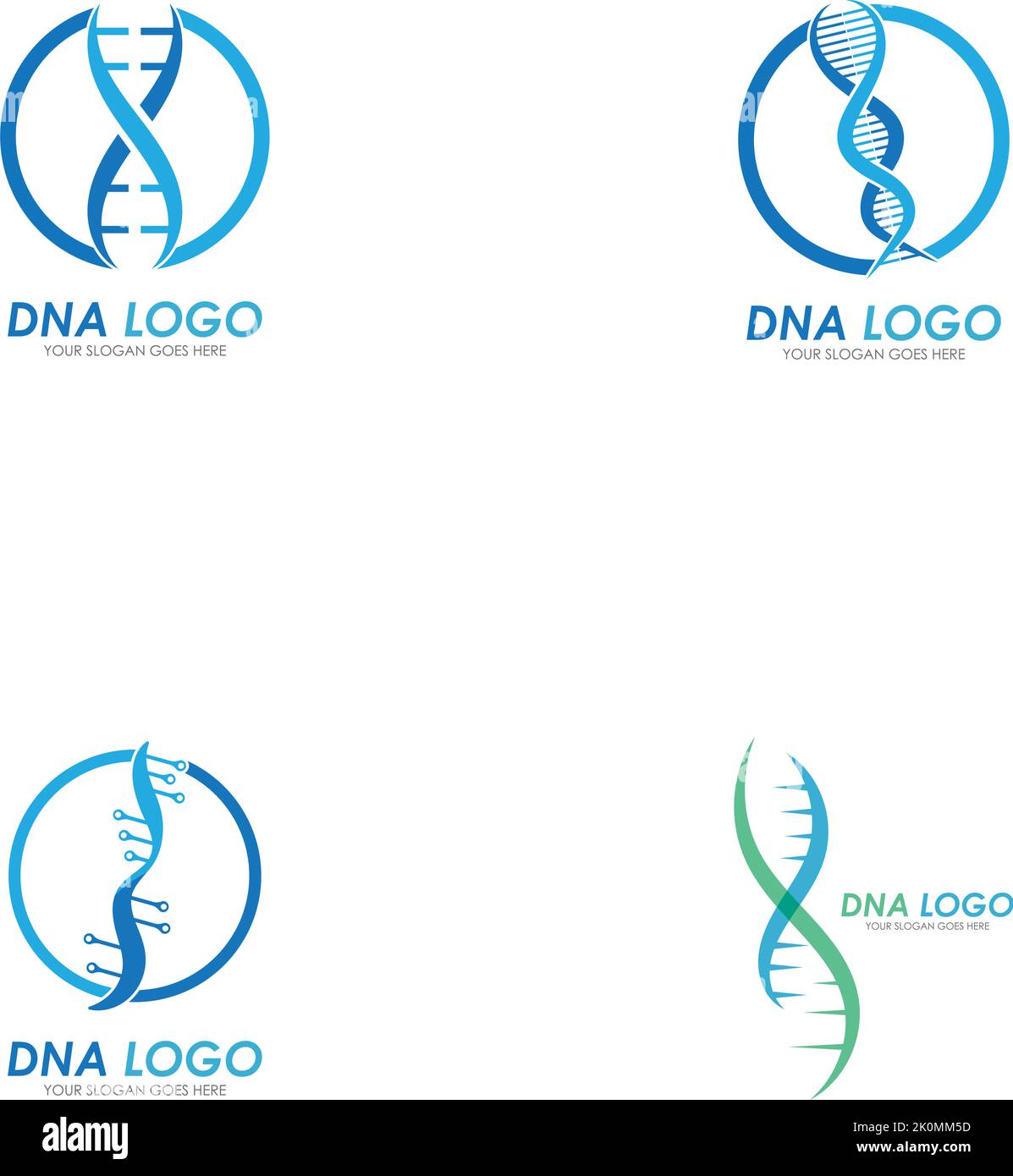 DNA vector logo design template.modern medical logotype.laboratory ...