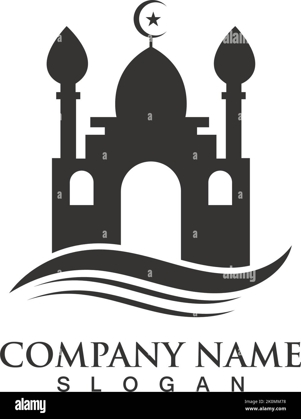 mosque logo and symbol vector icon template Stock Vector Image & Art ...
