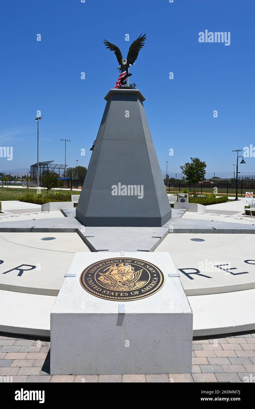 TUSTIN, CALIFORNIA - 9 June 2022: Memorial at Veterans Sports Park at ...