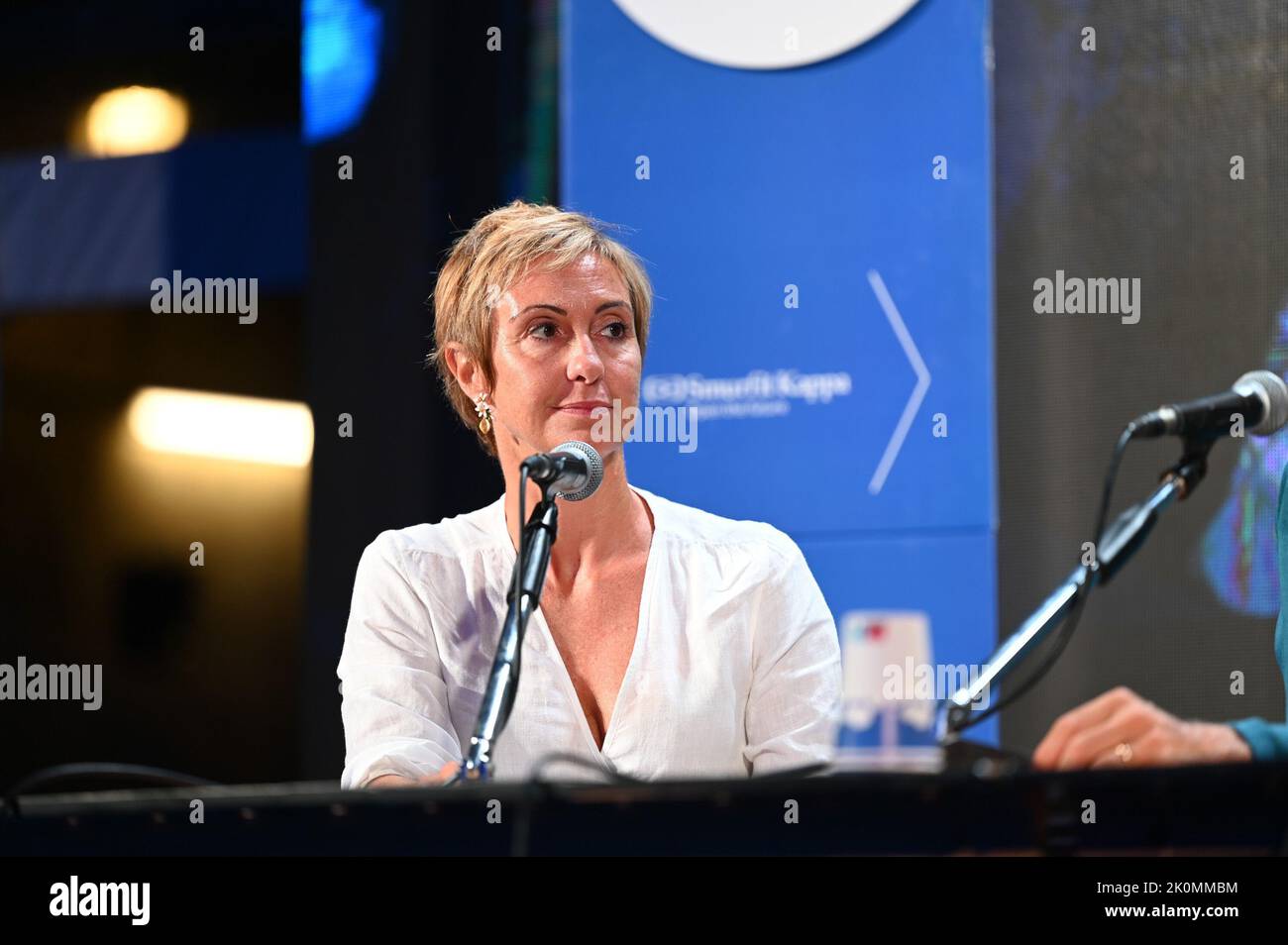 Centro citta, Mantova, Italy, September 11, 2022, Samantha Bruzzone at ...