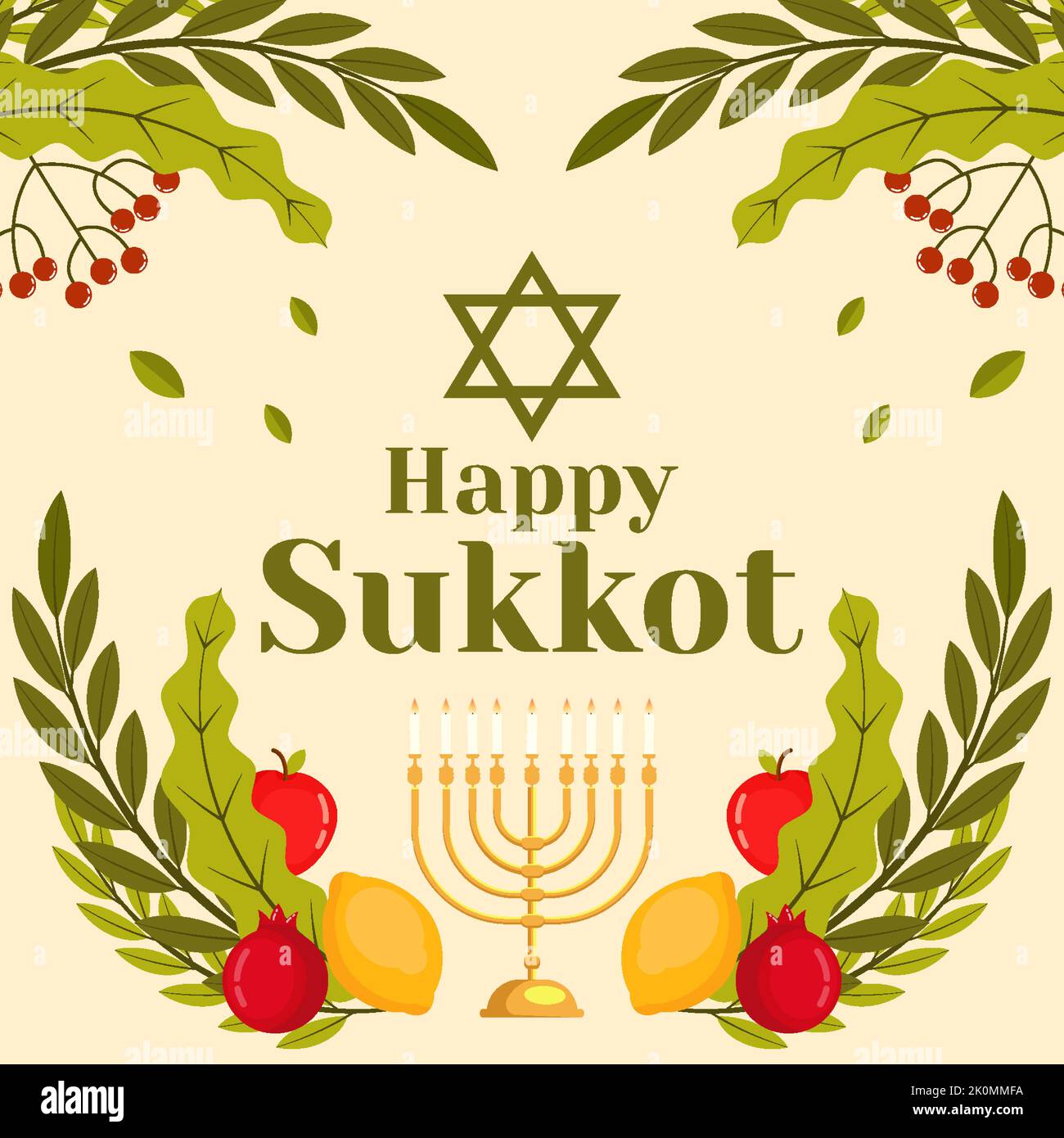 Happy sukkot Stock Vector Images - Alamy