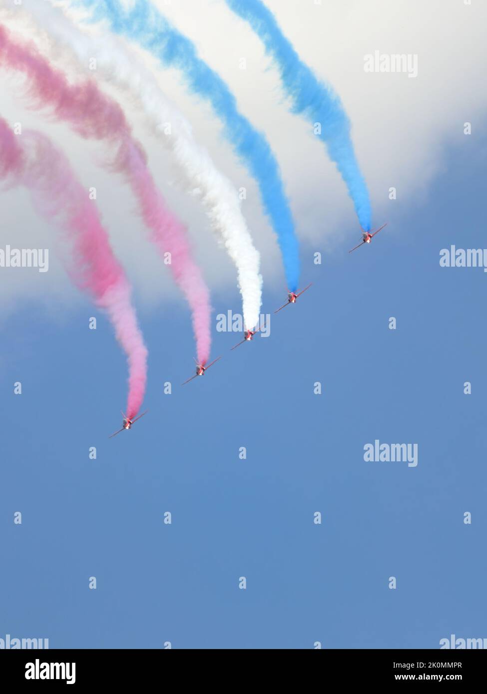 RAF aerobatic team Red Arrows air show performance Stock Photo - Alamy