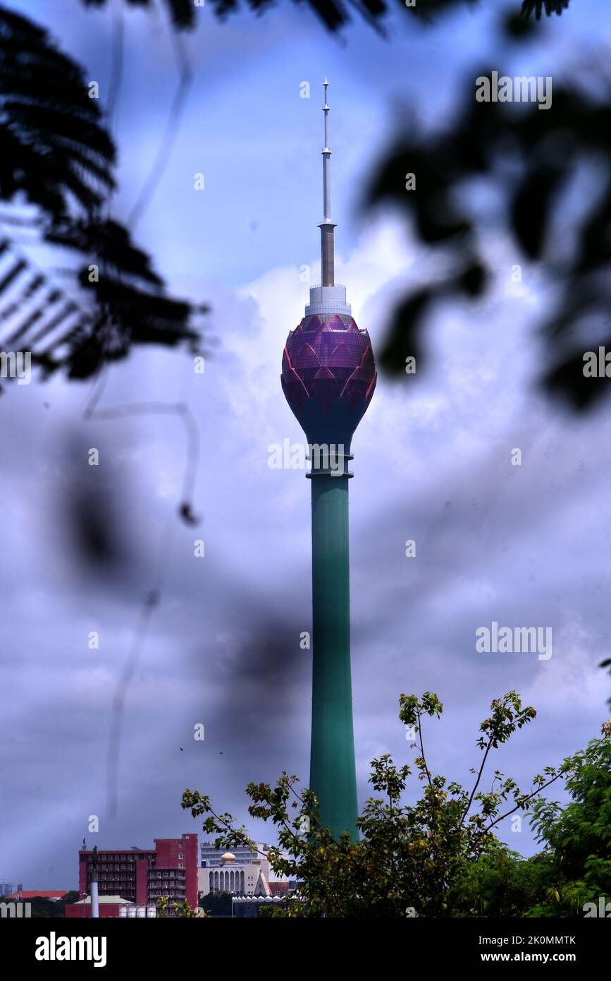 Colombo, Sri Lanka. 12th Sep, 2022. View of the Colombo Lotus Tower ...