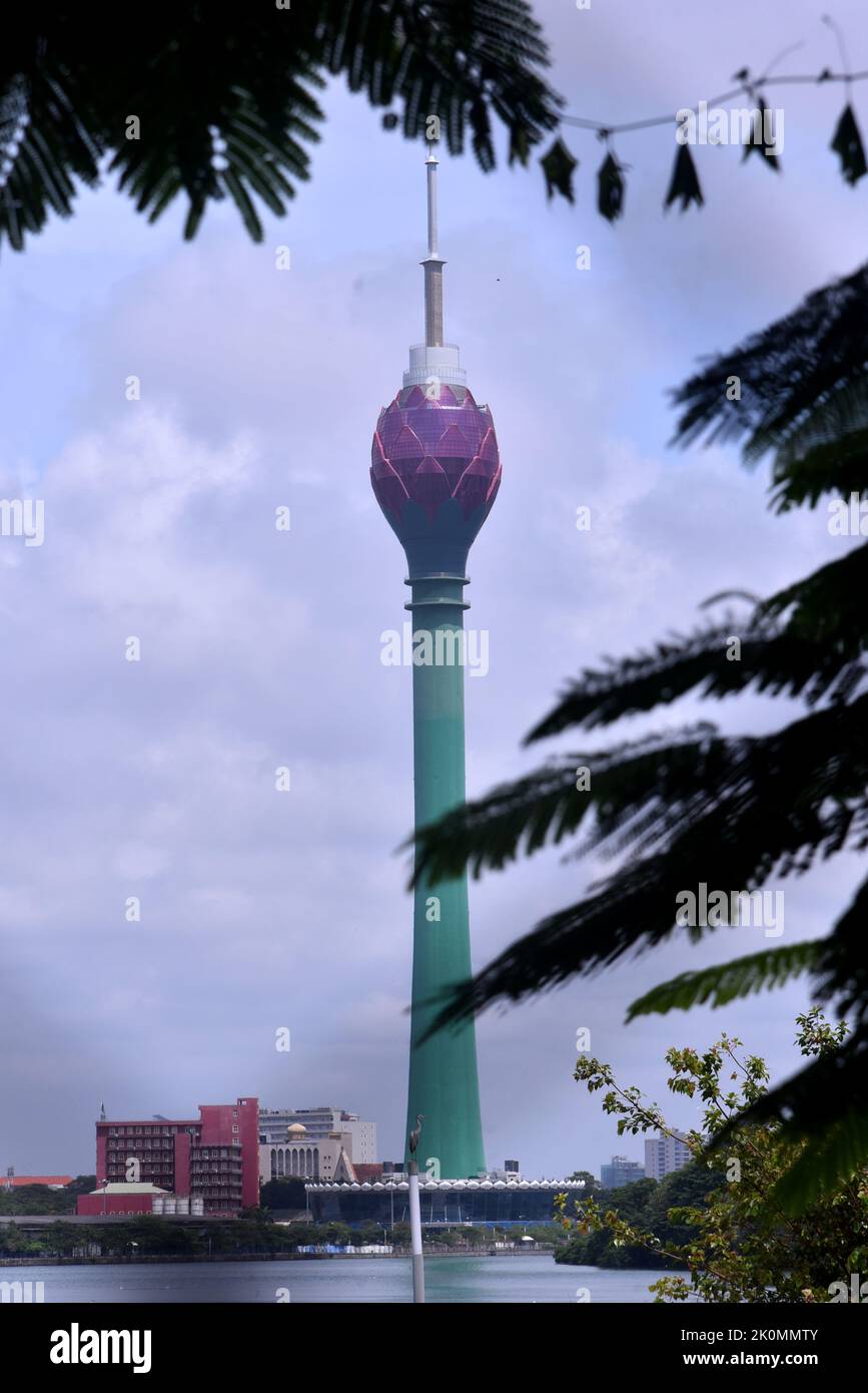 Colombo, Sri Lanka. 12th Sep, 2022. View of the Colombo Lotus Tower ...
