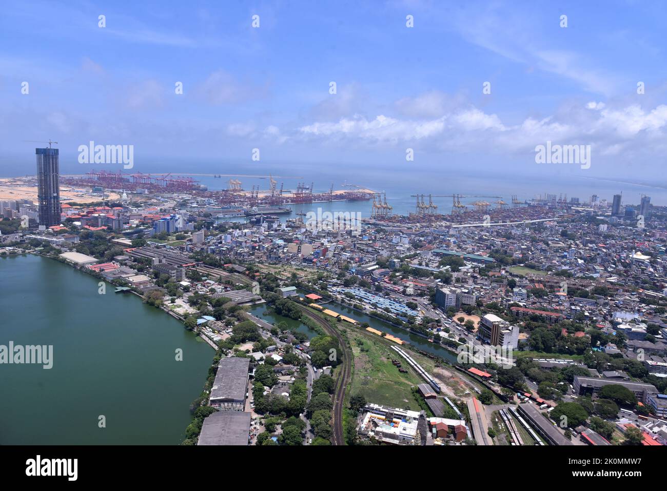 Colombo, Sri Lanka. 12th Sep, 2022. View of the Colombo Capital City ...