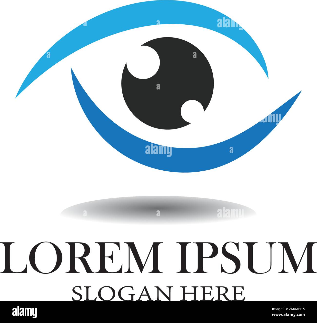 Eye care logo and symbols template vector icons app Stock Vector Image ...