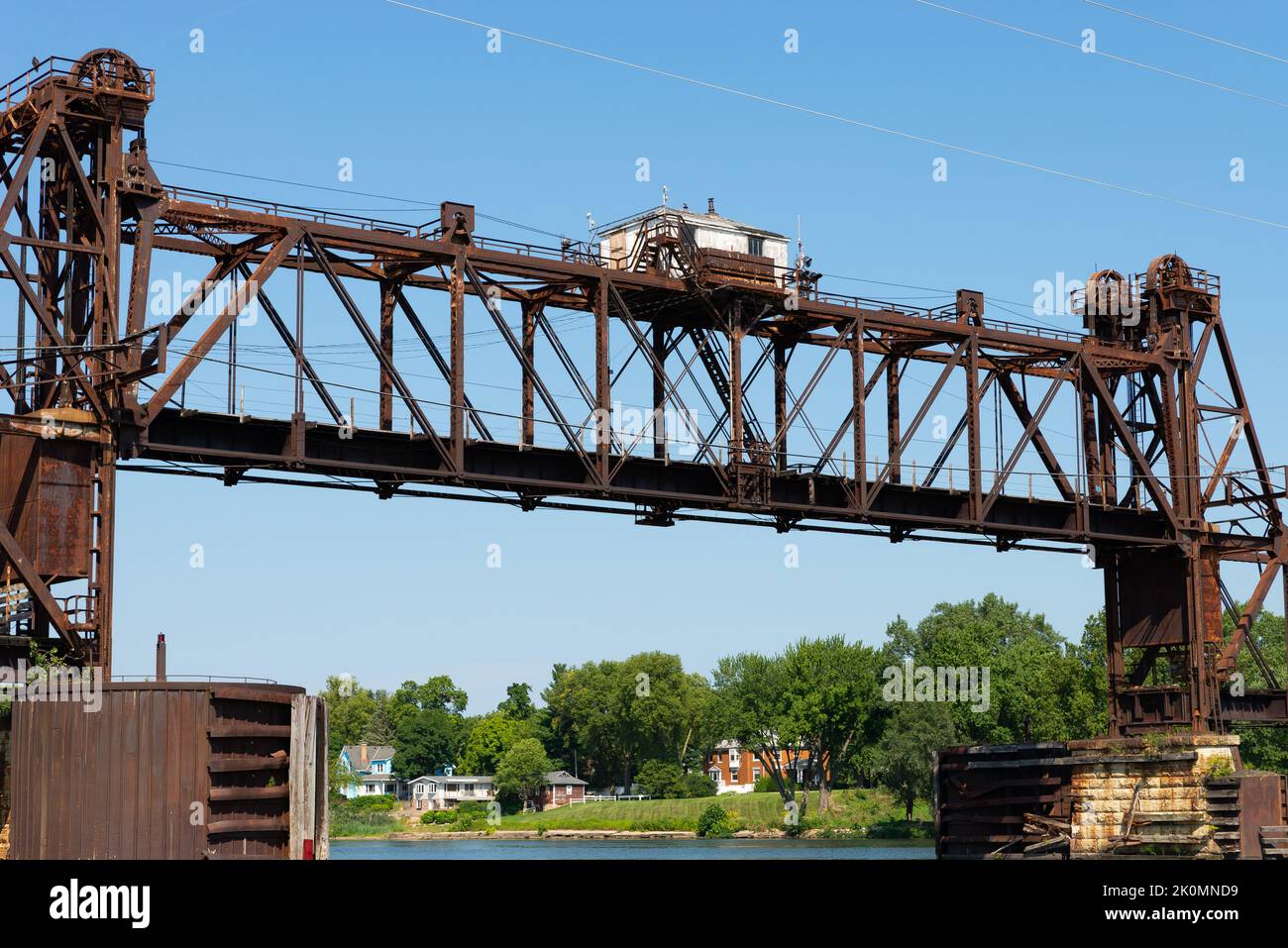Lasalle rail bridge hi-res stock photography and images - Alamy