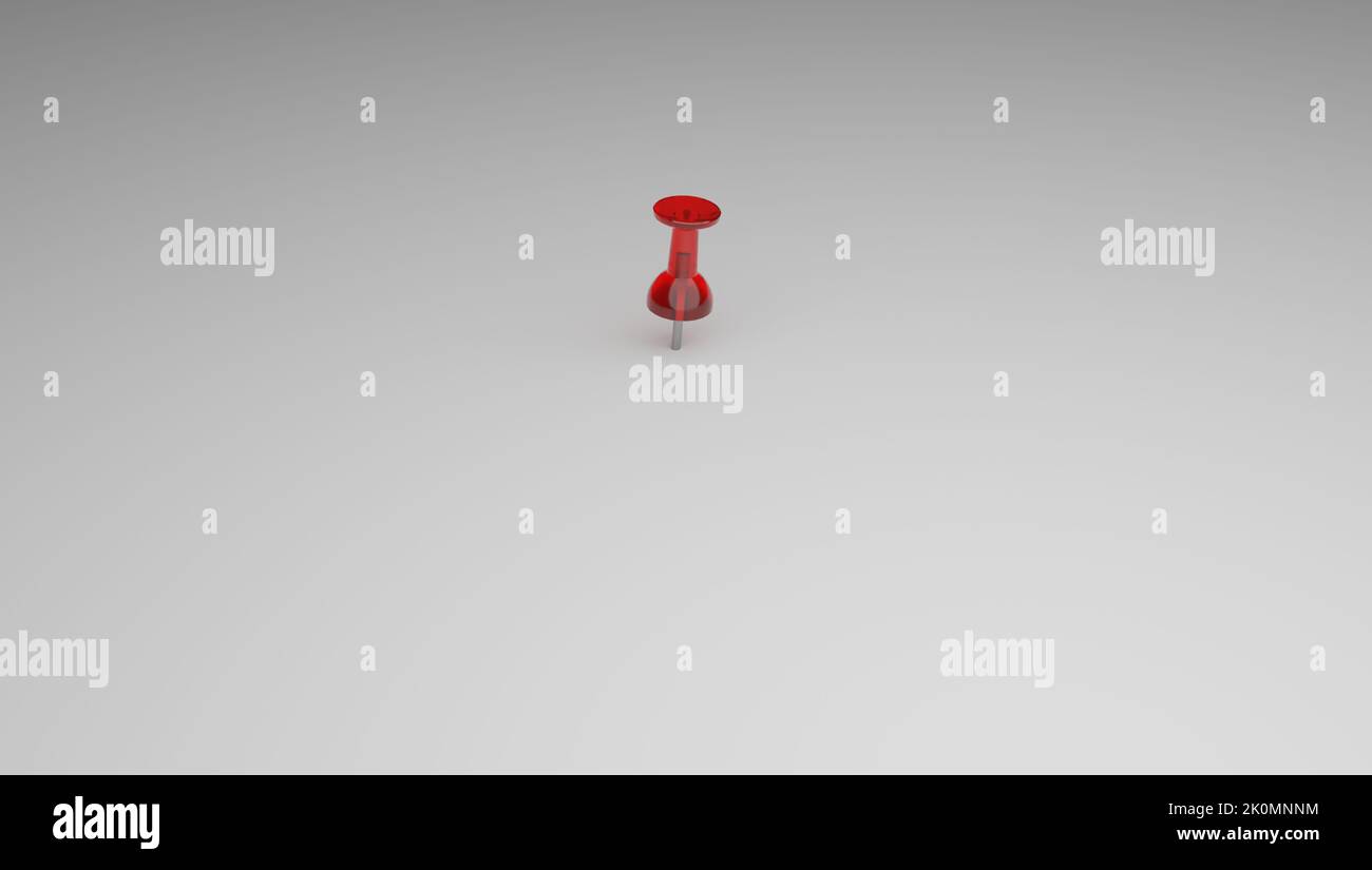 Push Pin Shadow on White Stock Photo - Alamy