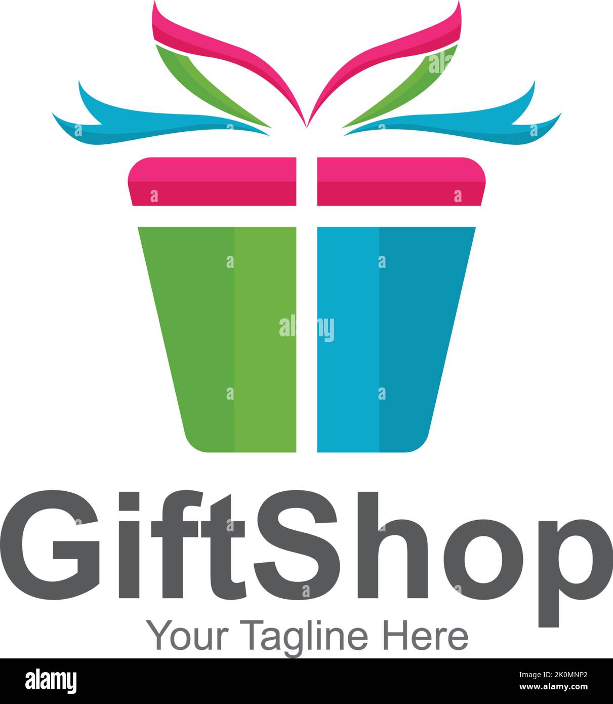 Gift Shop Logo Symbol Template Design Vector, Emblem, Design Concept ...