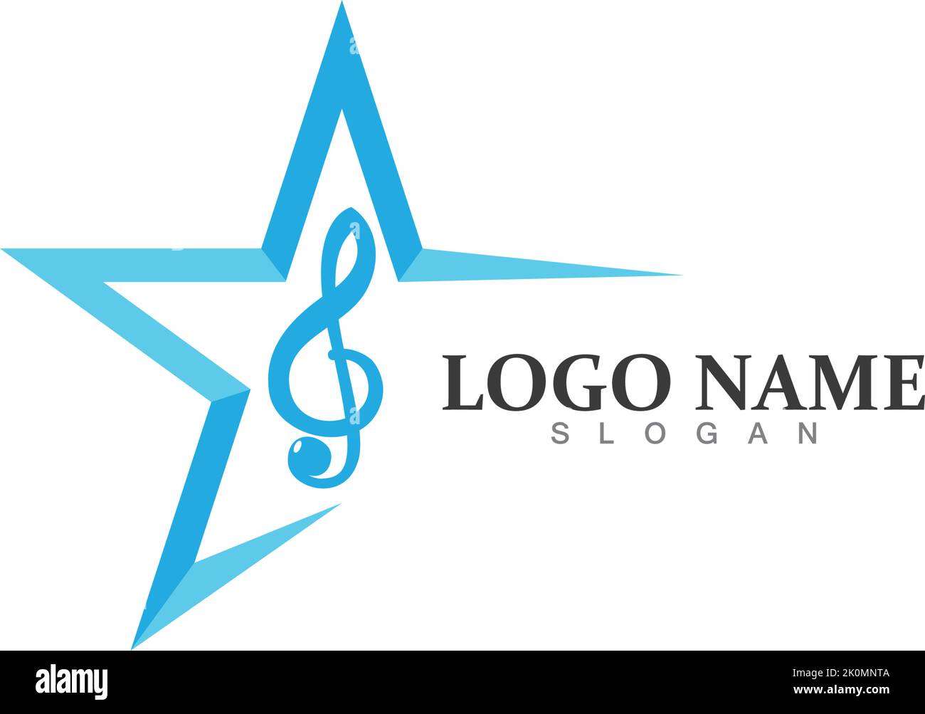 Music notes banner design Stock Vector Images - Alamy