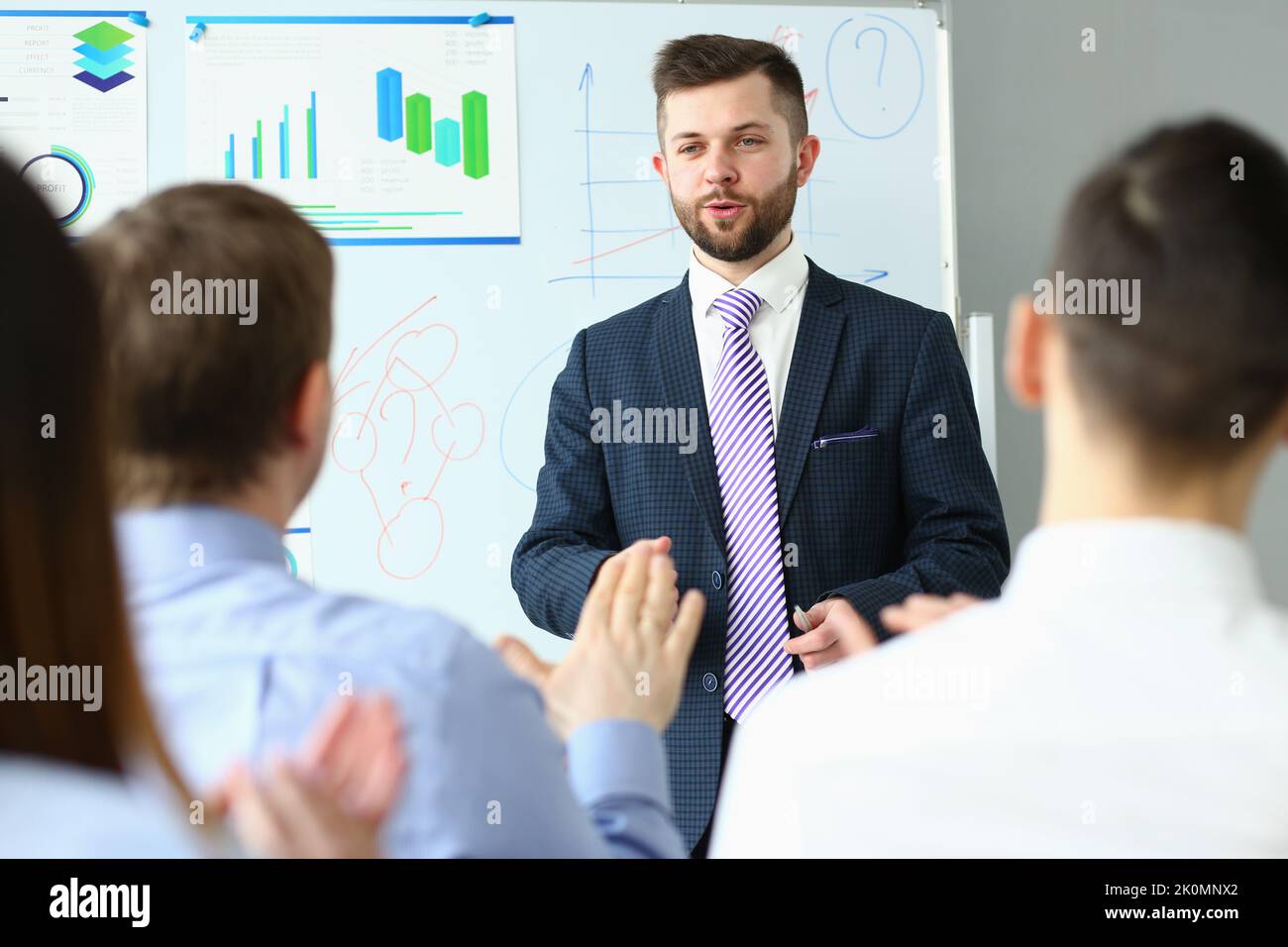 Male coach leader hi-res stock photography and images - Alamy