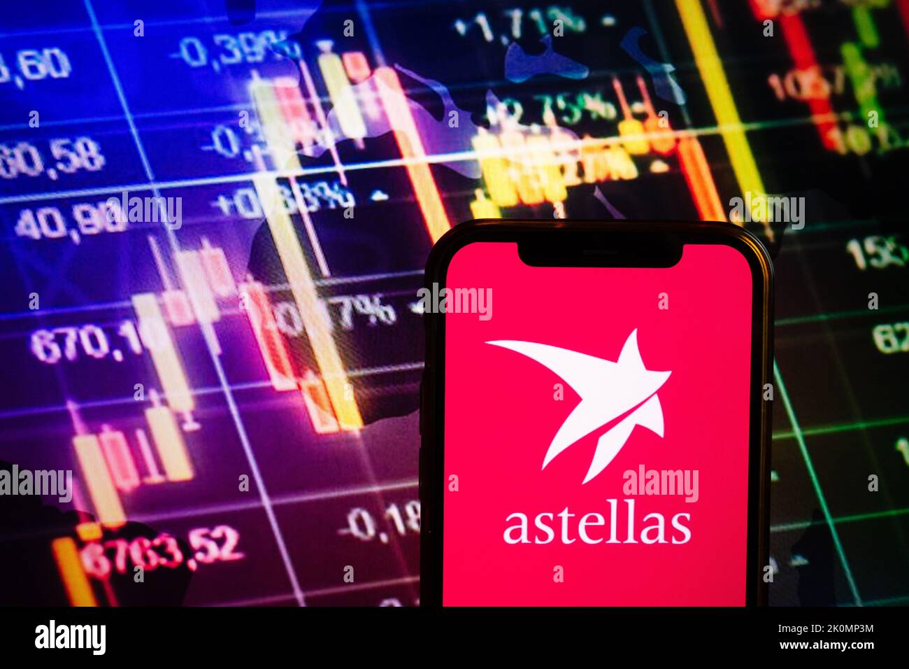 KONSKIE, POLAND - September 10, 2022: Smartphone displaying logo of ...