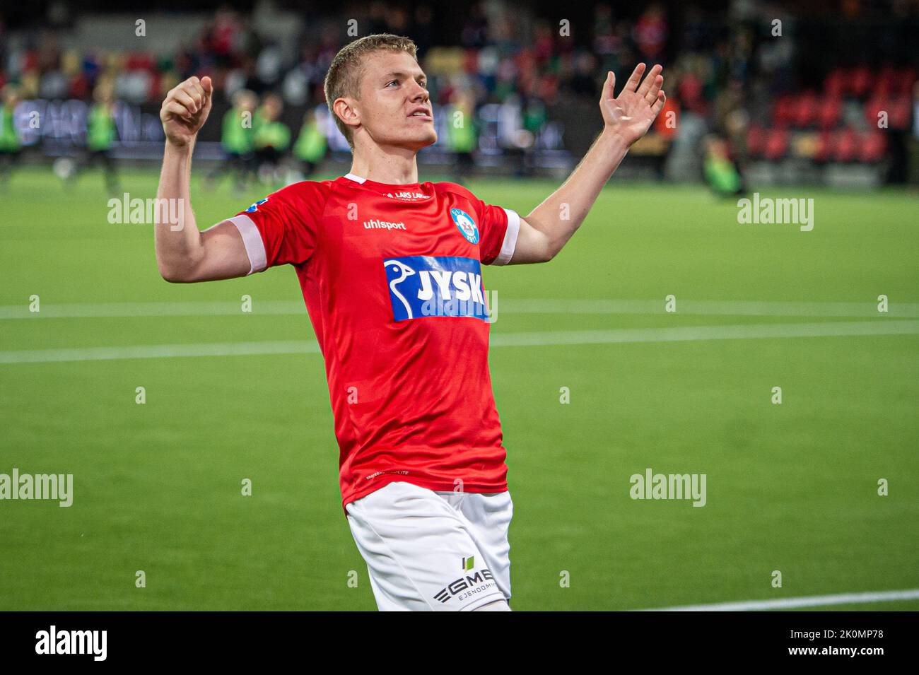 Silkeborg, Denmark. 11th, September 2022. Sebastian Jorgensen (27) of ...