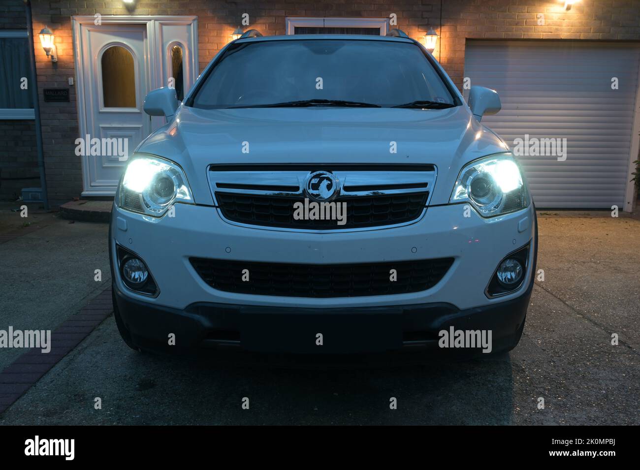 LED side lights fitted to an SUV Stock Photo - Alamy