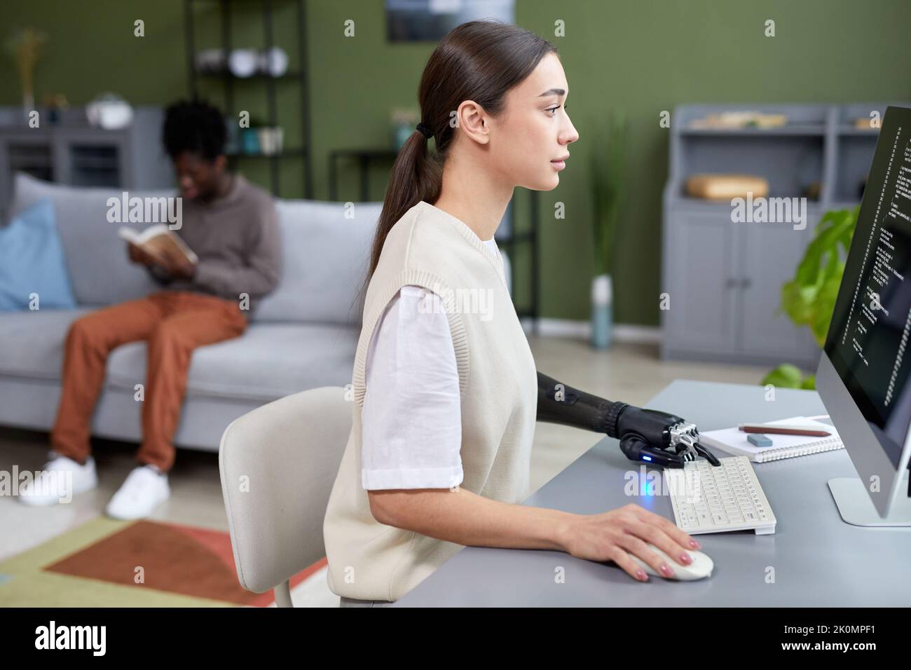 Computer codes in black background hi-res stock photography and images ...