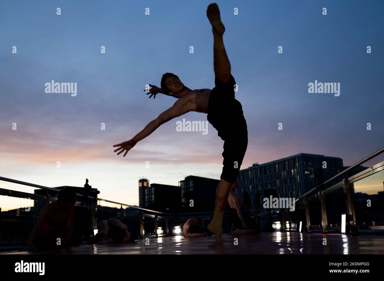 Berlin, Germany. 12th Sep, 2022. Dancers from the ensemble of the ...