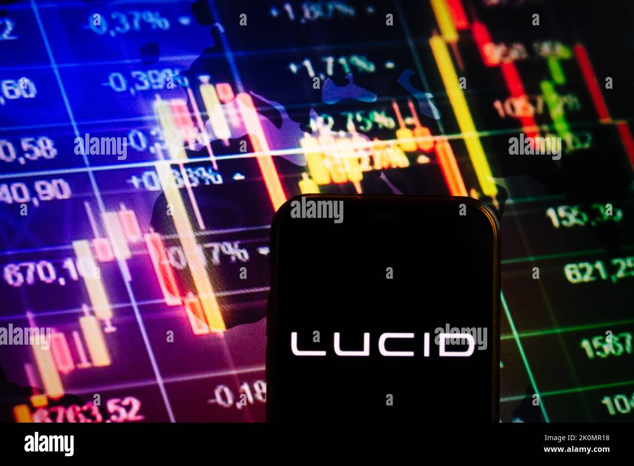 KONSKIE, POLAND - September 10, 2022: Smartphone displaying logo of ...