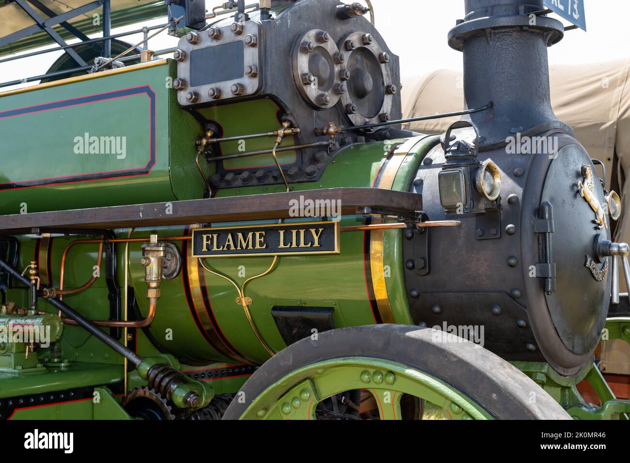 West Bay.Dorset.United Kingdom.June 12th 2022.An Aveling and Porter ...