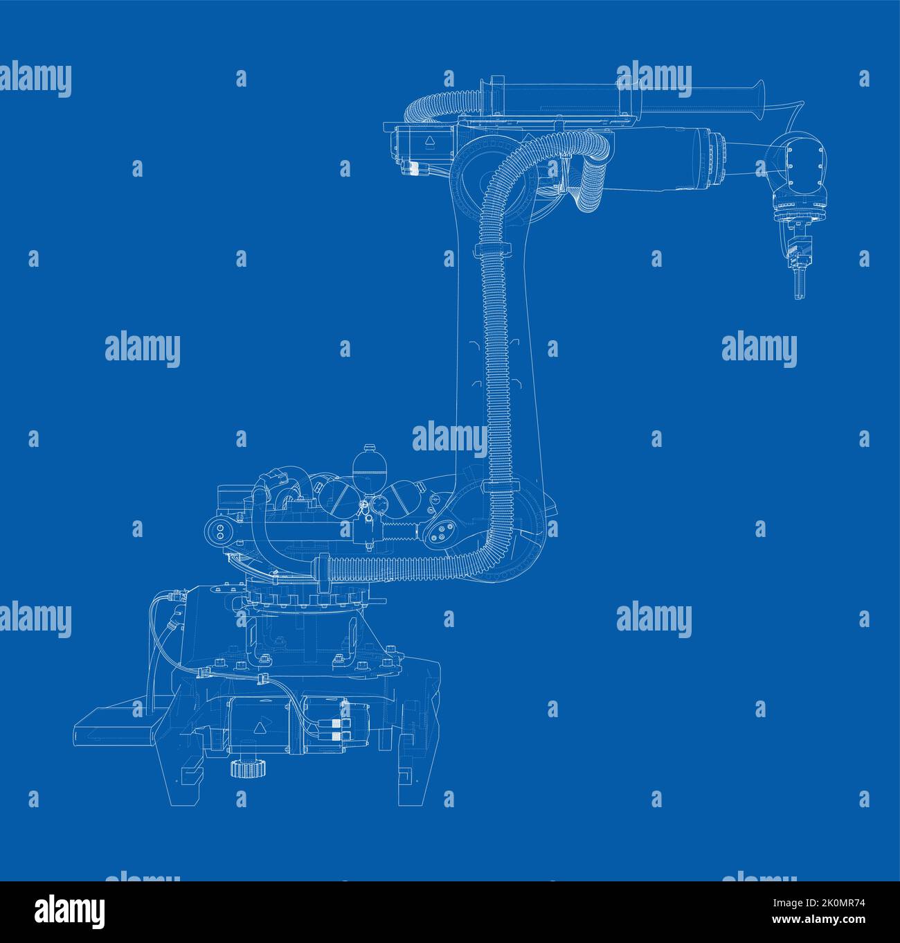 Industrial robot manipulator Stock Vector Image & Art - Alamy