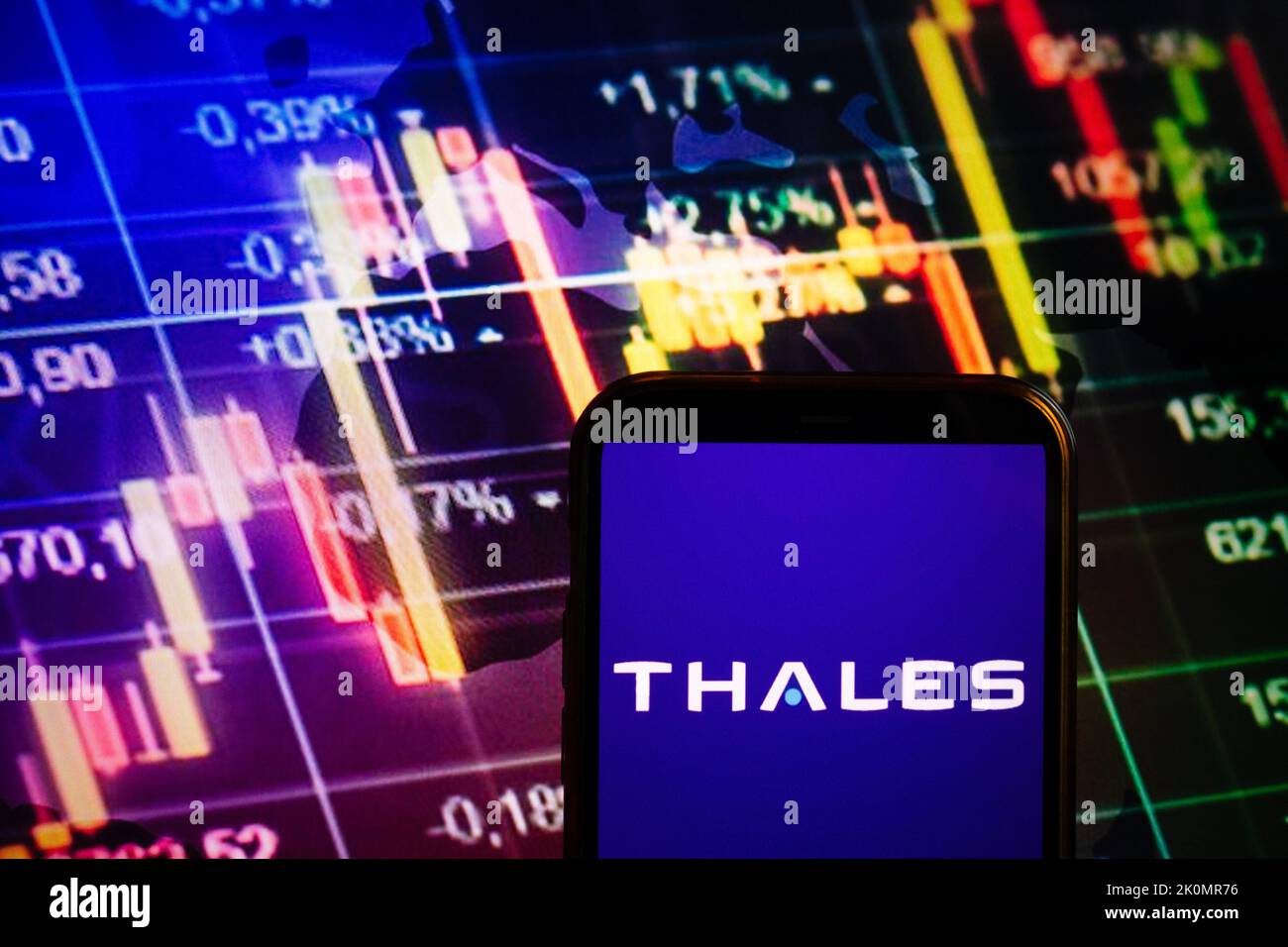 KONSKIE, POLAND - September 10, 2022: Smartphone displaying logo of ...