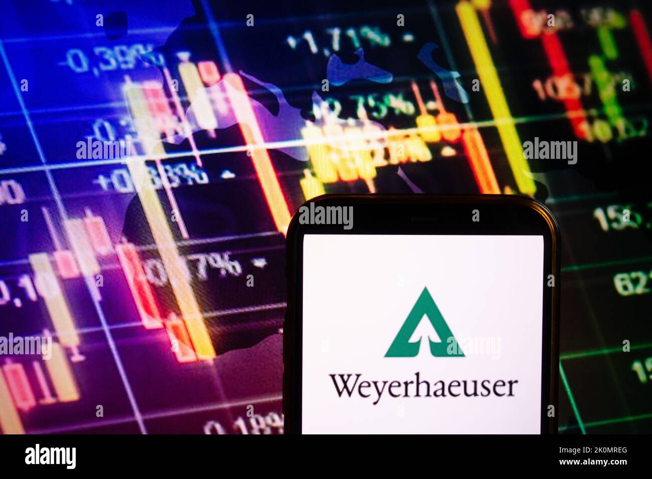 KONSKIE, POLAND - September 10, 2022: Smartphone displaying logo of ...