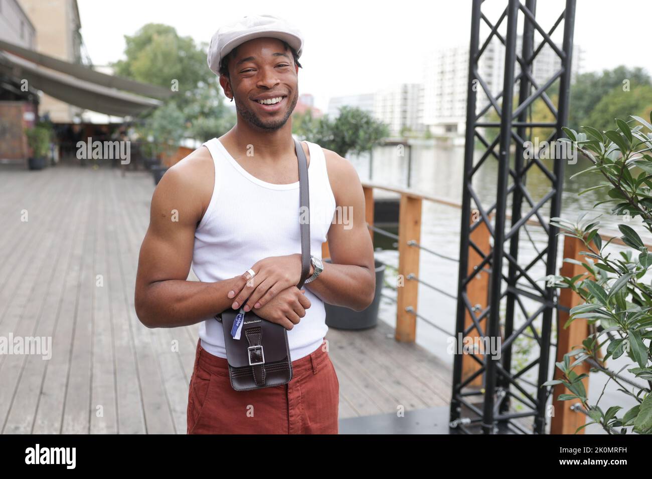 Berlin, Germany. 12th Sep, 2022. Actor Dimitri Abold comes to the ...