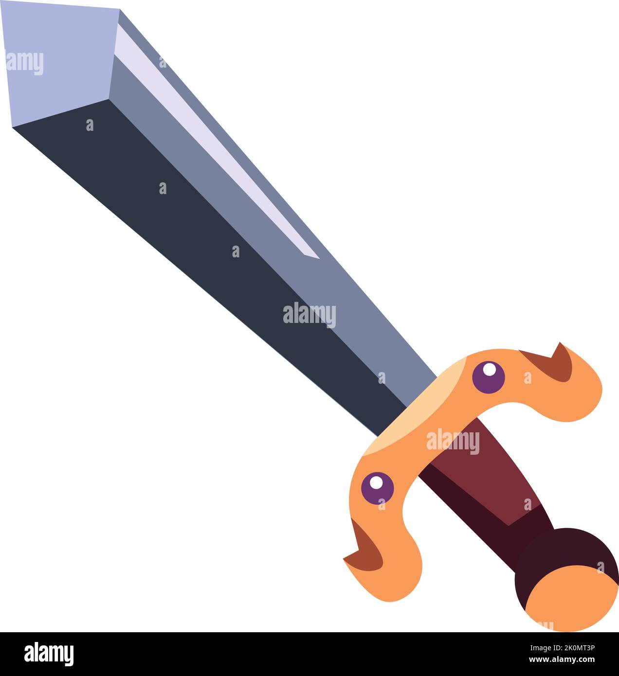 flat bright sword Stock Vector Image & Art - Alamy
