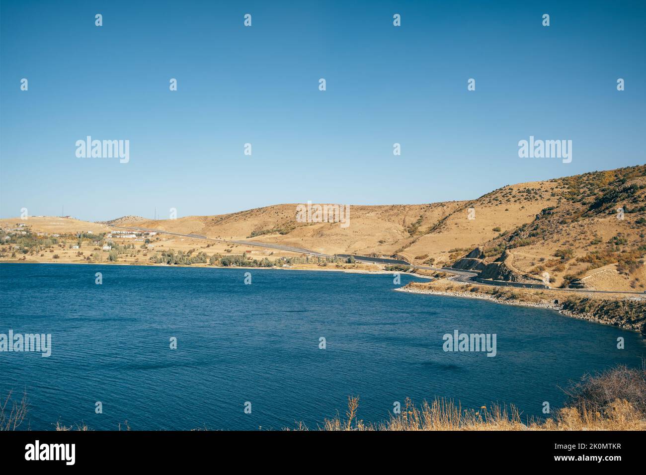 Landscape of Lake Van the largest lake in Turkey Stock Photo - Alamy