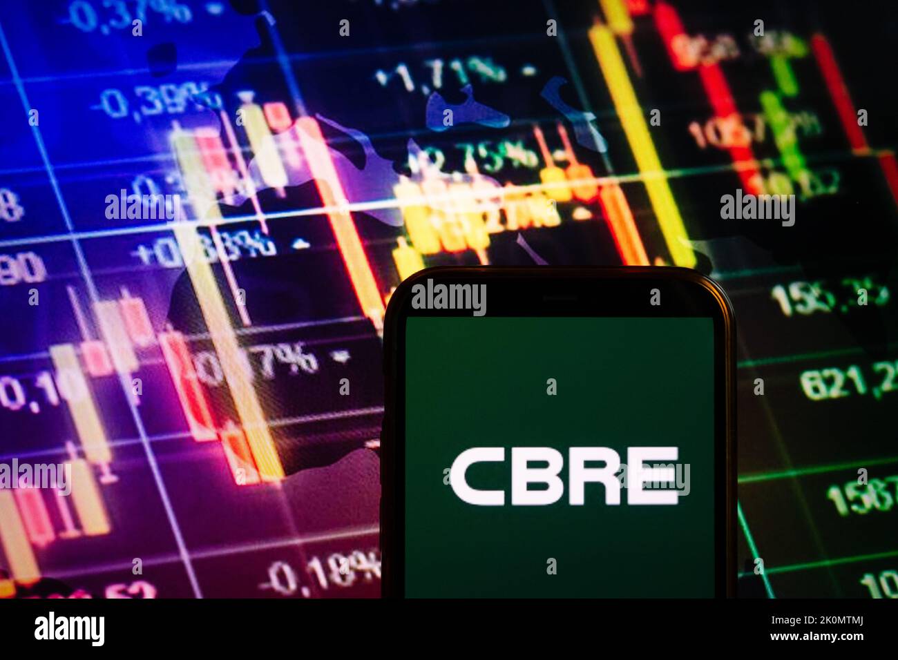 KONSKIE, POLAND - September 10, 2022: Smartphone displaying logo of ...