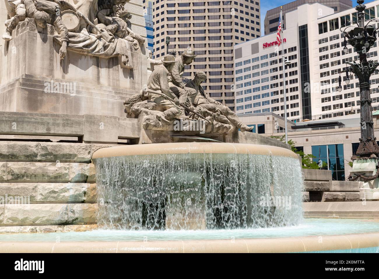Indianapolis, Indiana - United States - July 29th, 2022: Sculptures on ...