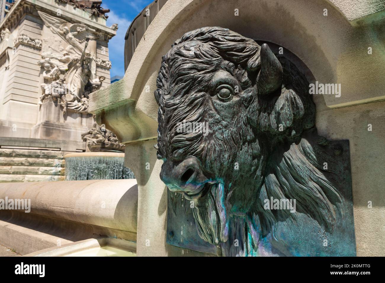 Indianapolis, Indiana - United States - July 29th, 2022: Sculptures on ...