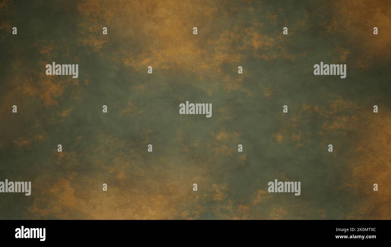 Old rusty texture green cracked wall, the old paint texture is cracked ...