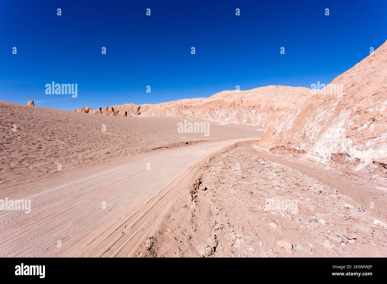 Landscape in mars valley in the north of Chile Stock Photo - Alamy